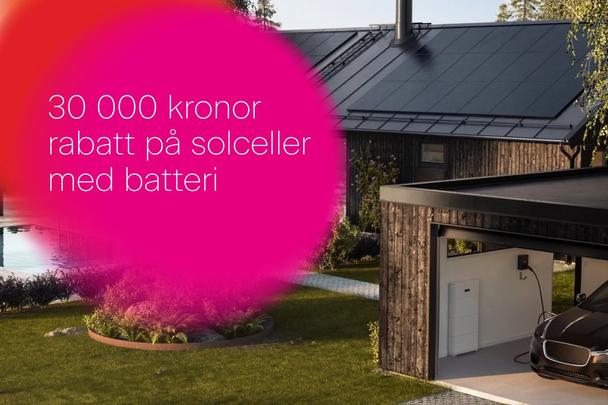 Solcellsbatteri - Lagra solenergi och spara pengar | Svea Solar
