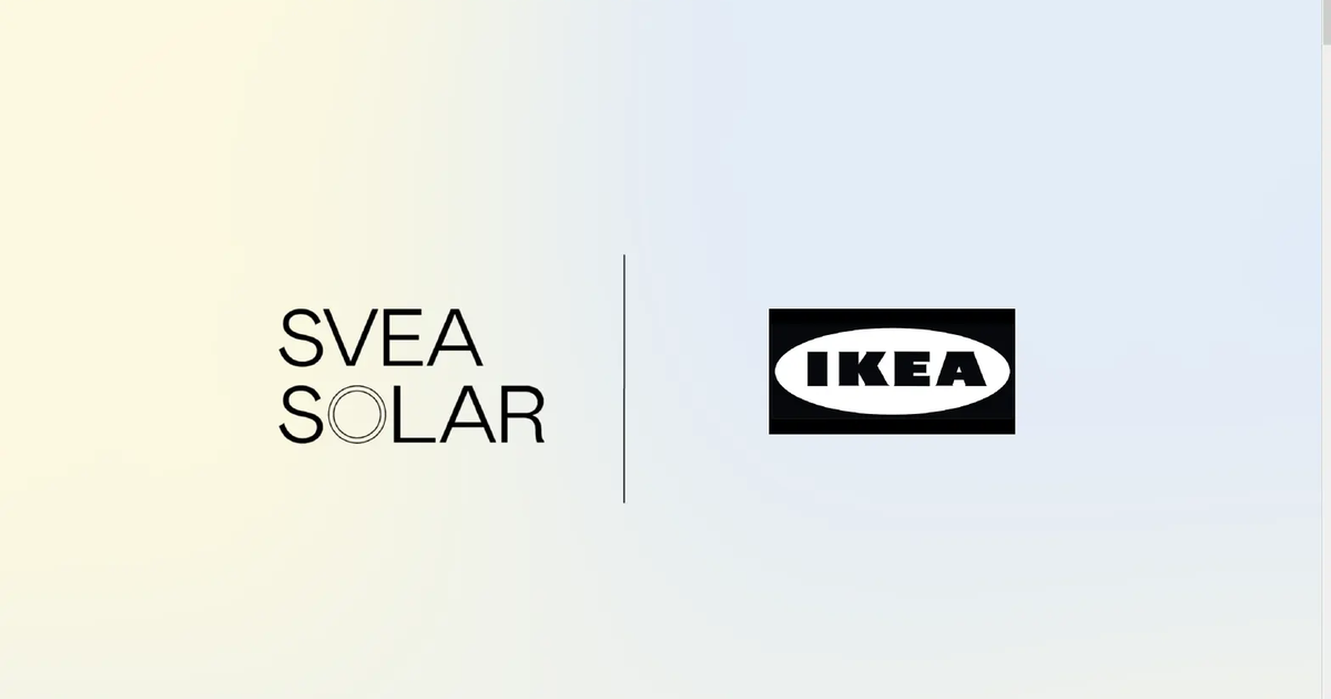 Kooperation zwischen Svea Solar und IKEA | Svea Solar